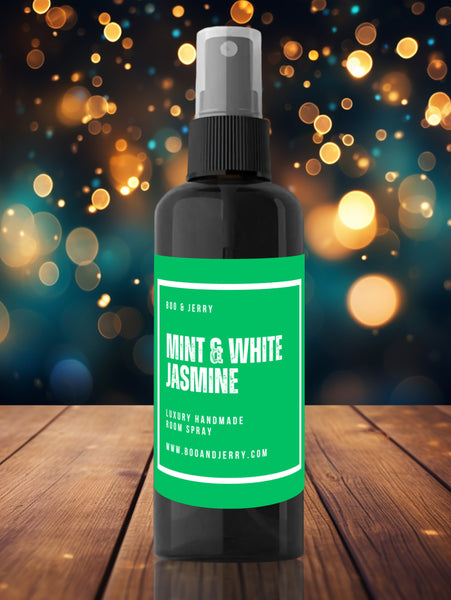 Mint & White Jasmine Room Spray - 100ml – Boo & Jerry